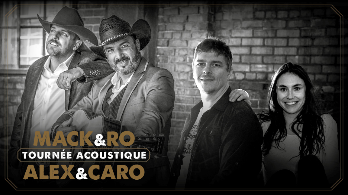 Mack & Ro et Alex & Caro - Tournée acoustique - Lepointdevente.com