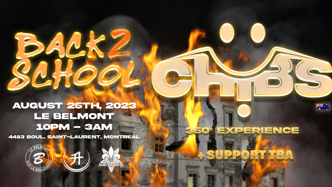 Alpha Squadron présente Back2School 2023: Chibs + More | 360° Experience - 25 août 2023 - Le ...