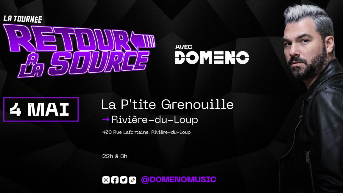 Le403.com présente DJ Domeno - 4 mai 2023 - La P'tite Grenouille - Bar ...
