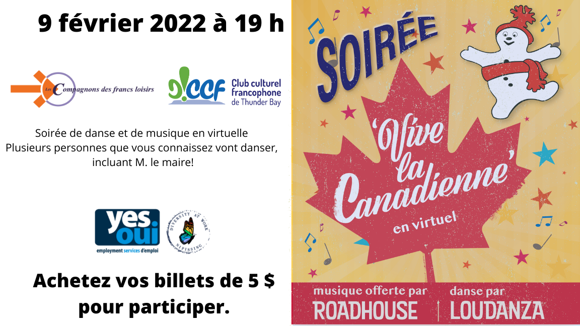 Les Compagnons présente Vive la Canadienne - 9 février 2022 ...