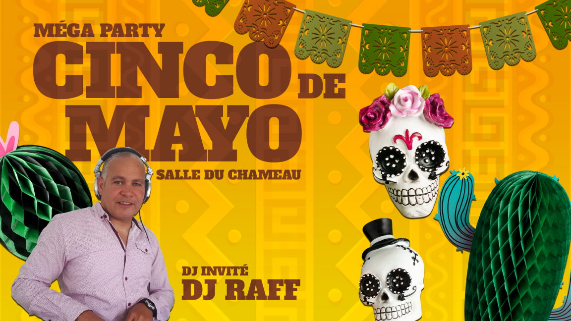 GEPOP (Pierre Olivier Paquet) présente Cinco de Mayo au Chameau - 5 mai ...