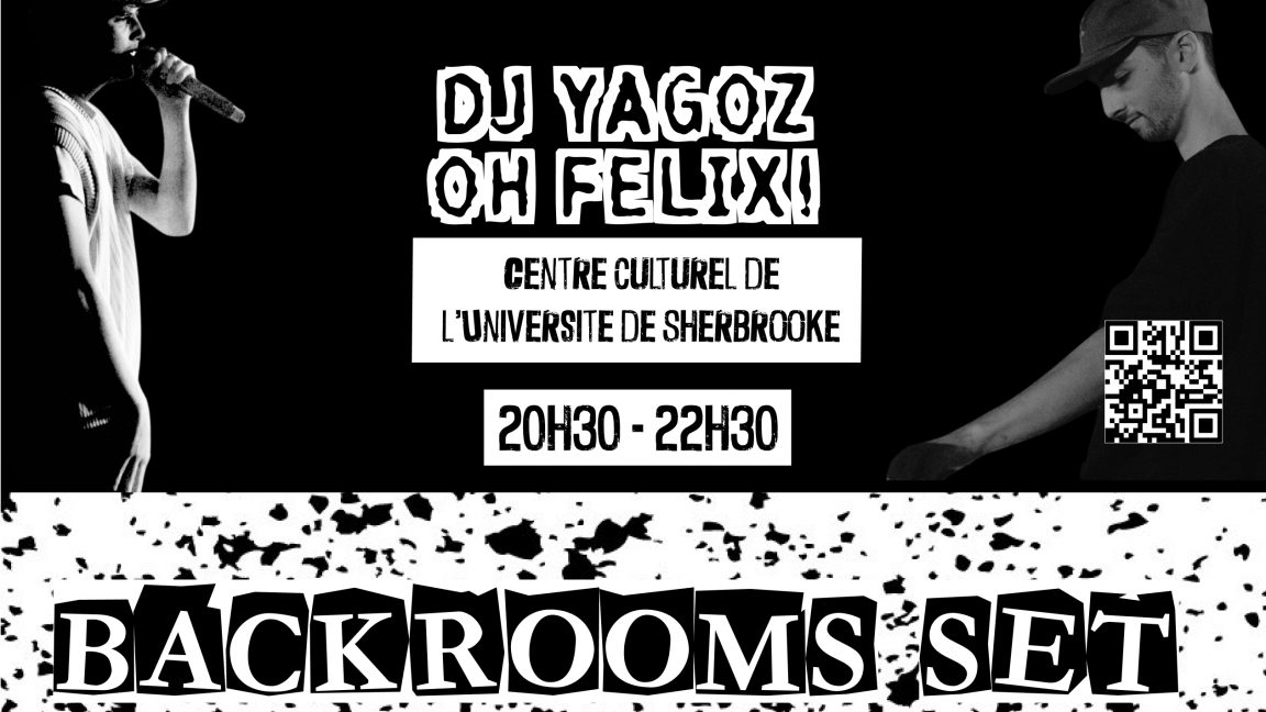 Oh Felix!, DJ Yagoz present Back Rooms Set - May 3rd 2024 - Centre ...