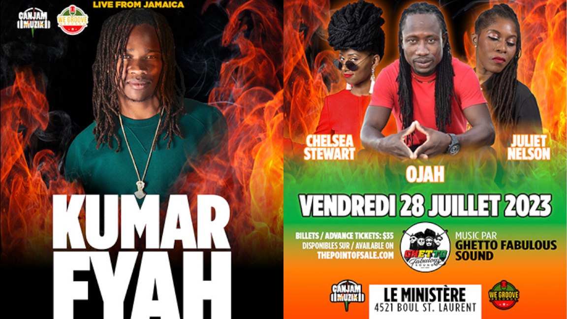 KUMAR FYAH - 28 juillet 2023 - Le Ministère, Montréal, QC ...