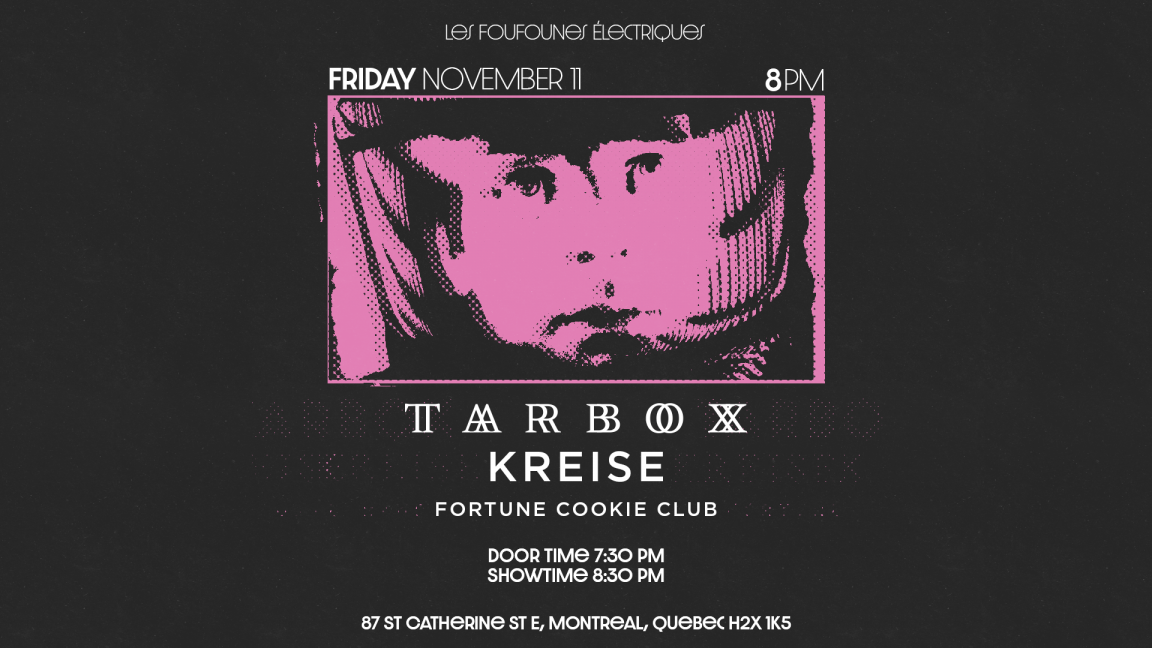 Upperground présente Tarbox - Kreise & Fortune Cookie Club - 11 ...