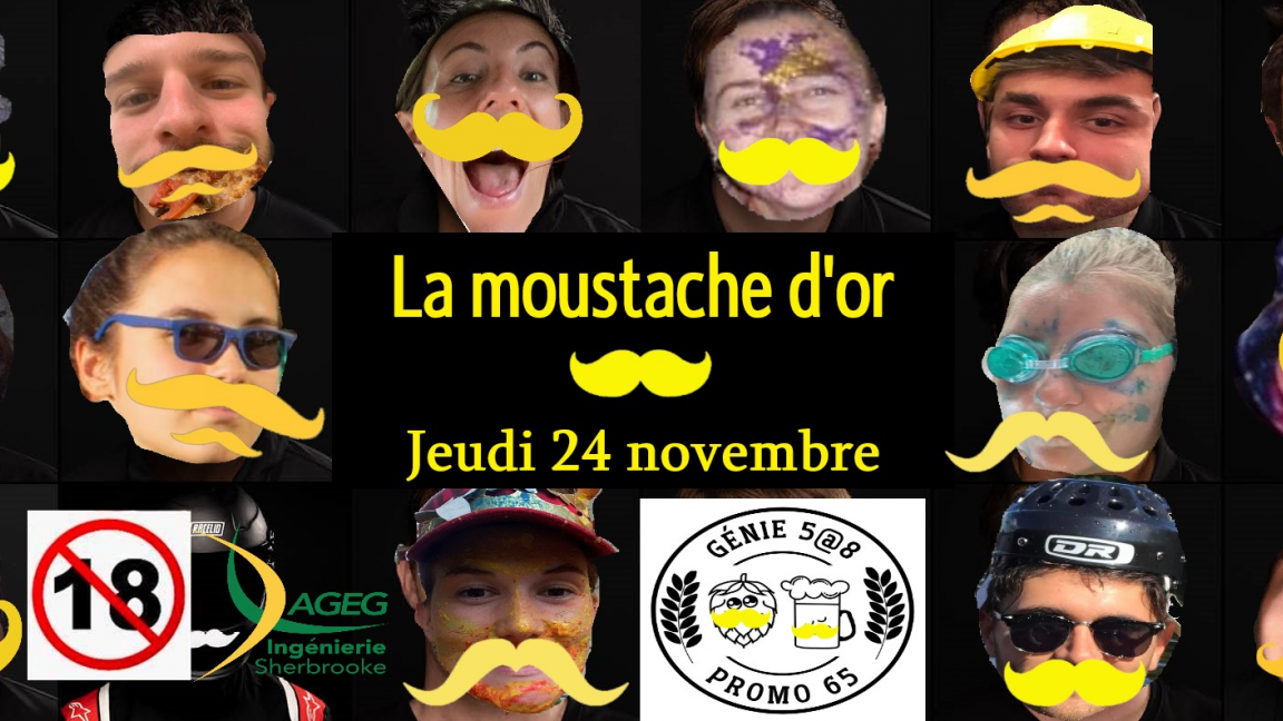 Génie 5@8 présente 5@11: La moustache d'or - 24 novembre 2022 - Campus ...