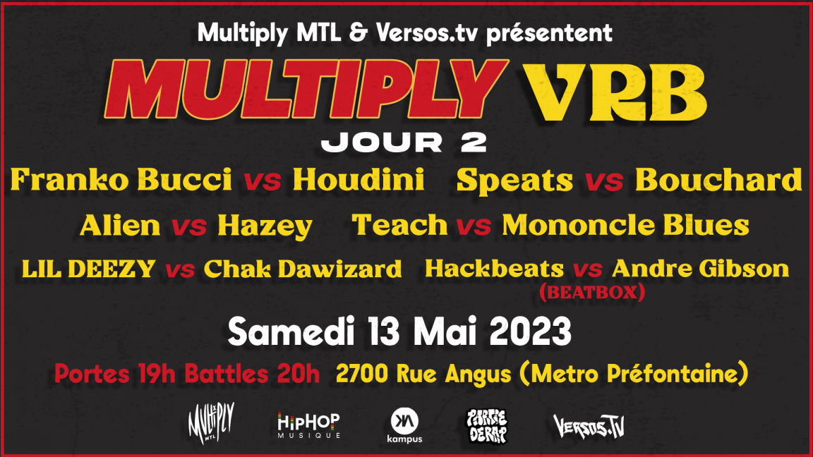 Versos.tv présente MULTIPLY VRB Jour 2 - 13 mai 2023 - Lepointdevente.com