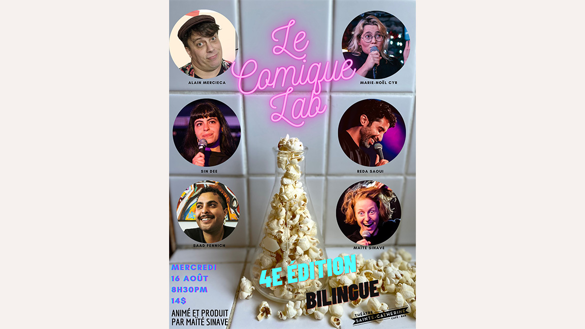 Théâtre Sainte-Catherine présente Le Comique Lab - Édition Bilingue ...
