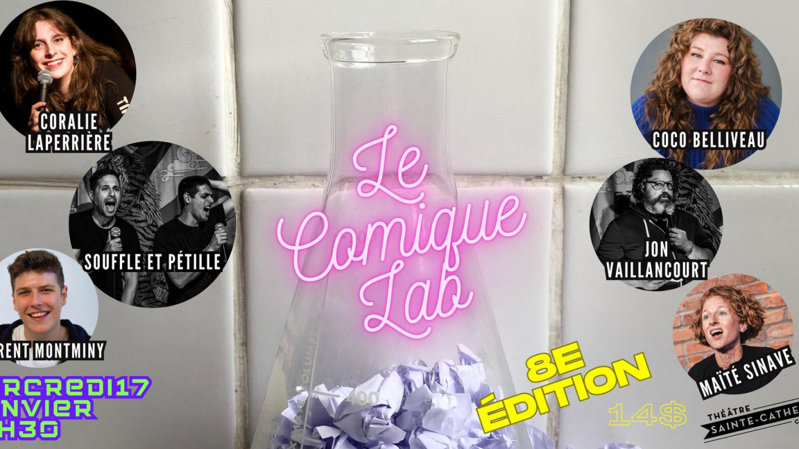 Théâtre Sainte-Catherine présente Le Comique Lab - 17 janvier 2024 ...