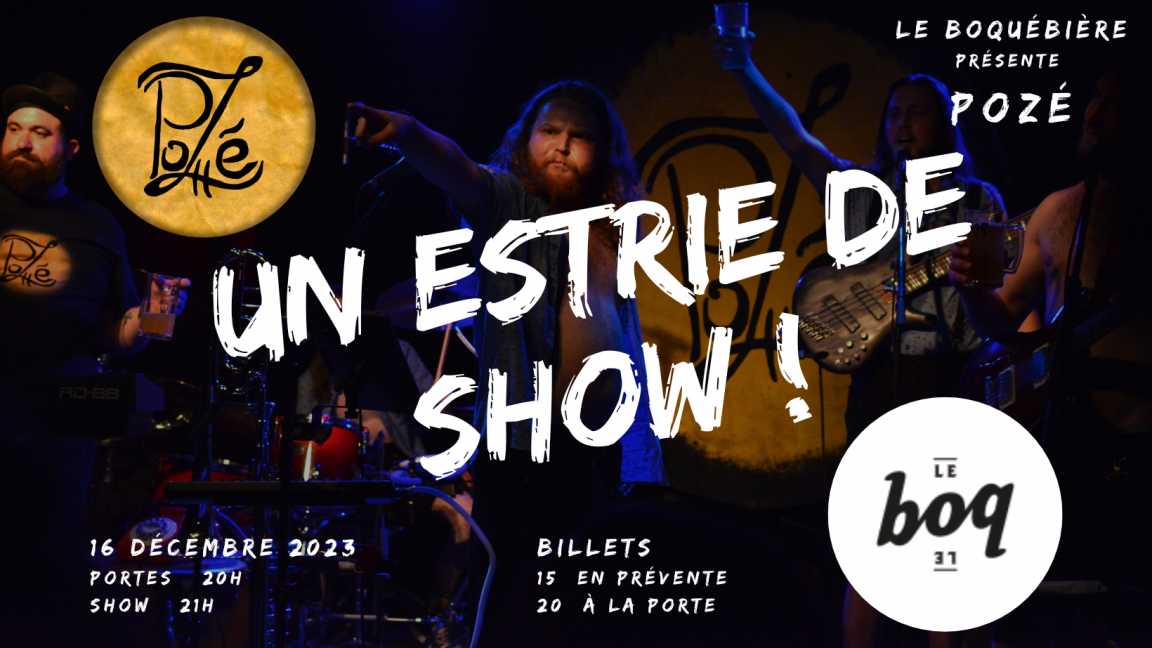 Le Boq - Microbrasserie presents PoZé au Boq - December 16th 2023 - Le Boq / Boquébière ...