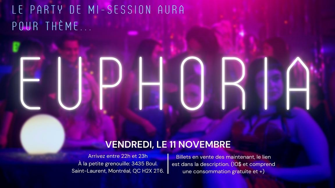 Sérium présente Party de mi-session - 11 novembre 2022 - La P'tite ...